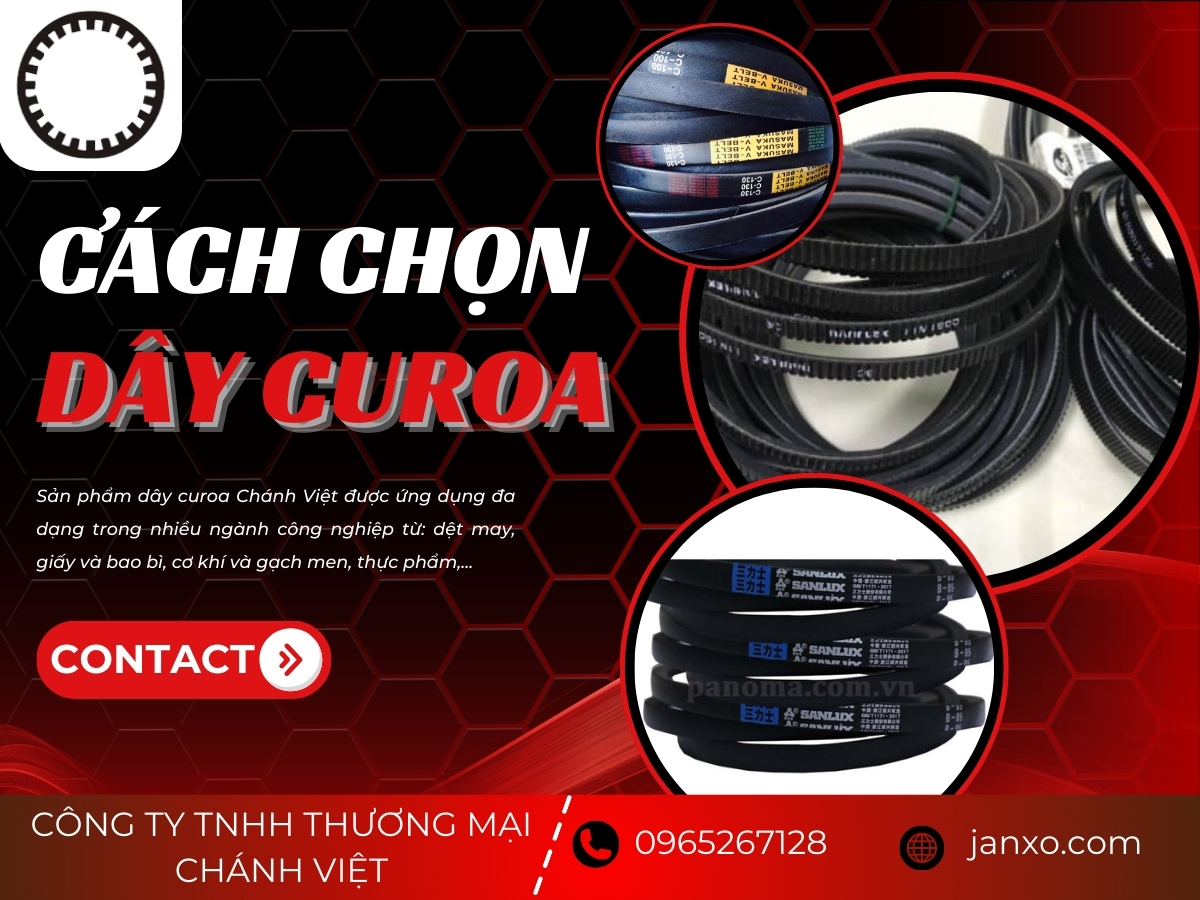 Cách chọn dây curoa phù hợp giúp tối ưu hiệu suất cùng Chánh Việt - Talk.com.vn